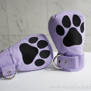 P.A.W.S. Segufix Restraining Safety Mittens - Bondage Soft Padded ...