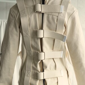 MAX Security Heavy Duty Straitjacket Body Suit Romper Costume - Fully ...