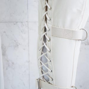 Legs Binder Restraints - Straitjacket Type Laced Leg Restraints ...