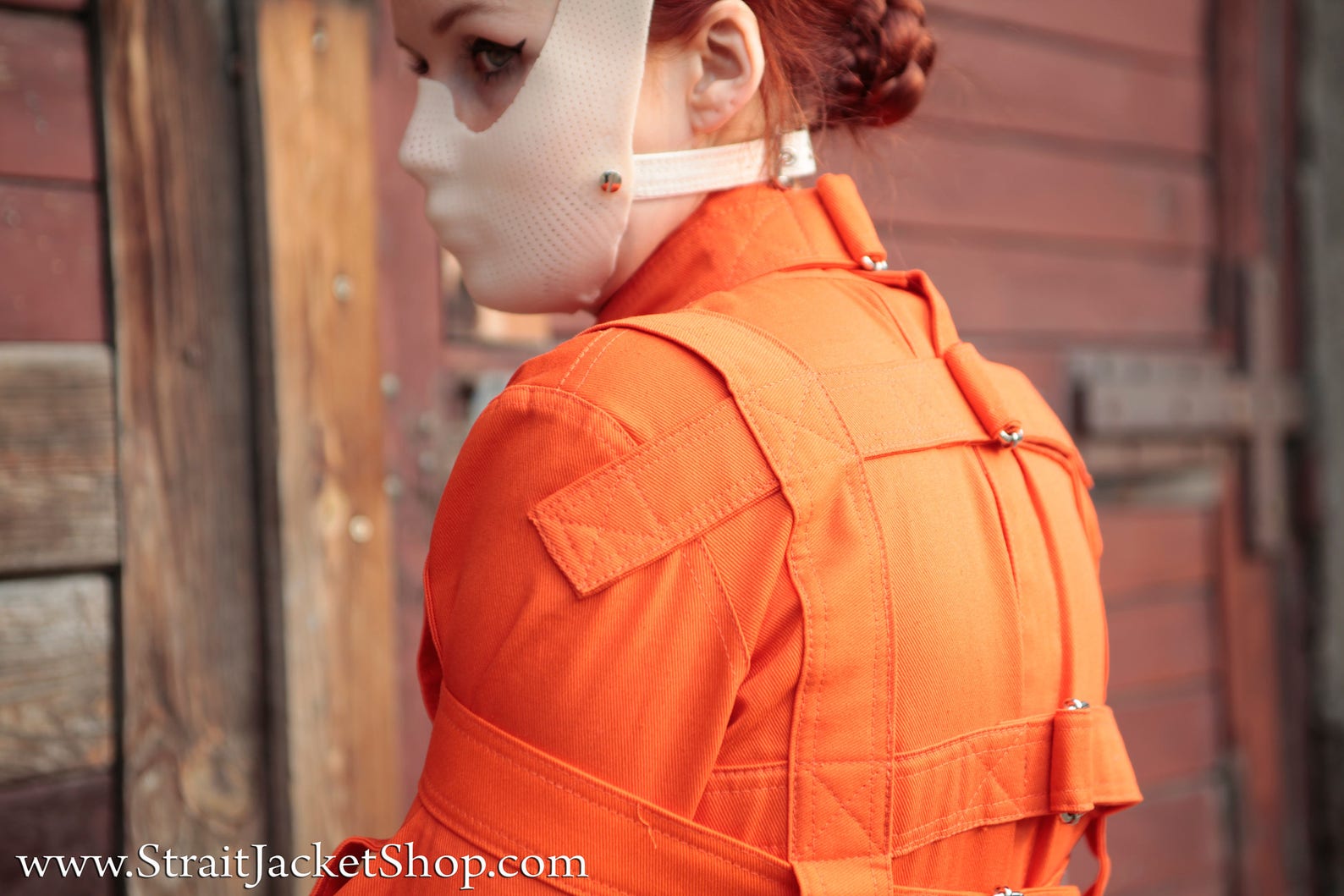 Orange Prison Straitjacket Restraining straitjacket for | Etsy