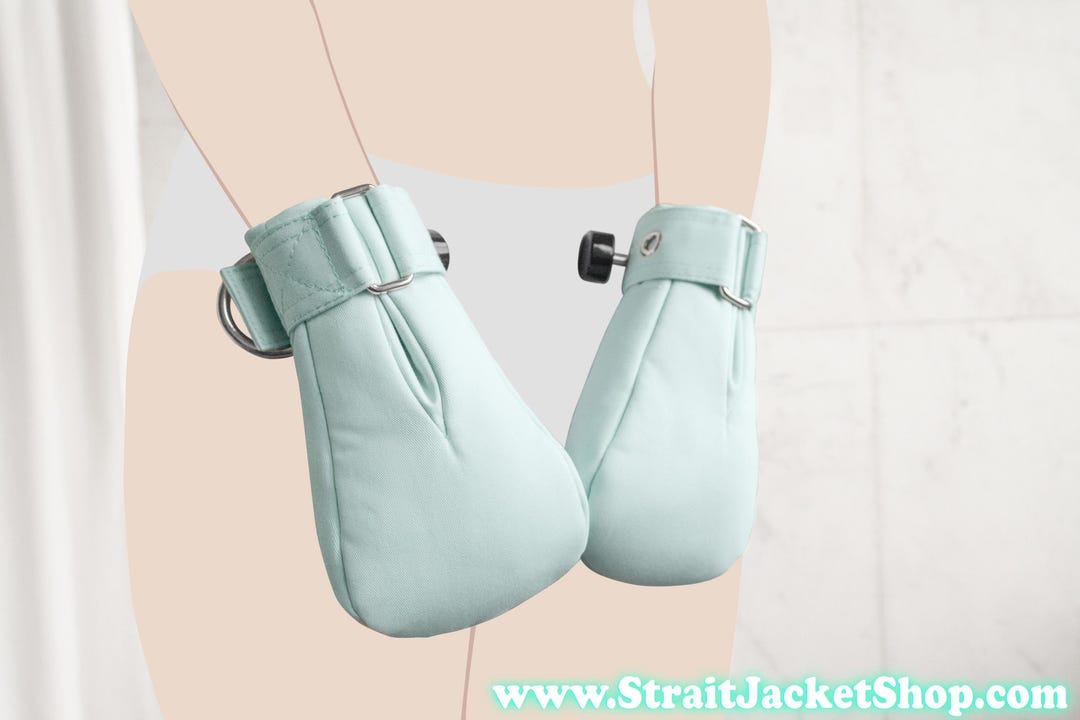 Mint Safety Mittens - Soft Padded Mittens / ABDL / Adult Baby Diaper ...