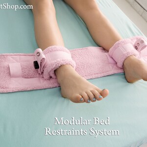 Pink Modular Bed Restraints System Pad Bondage / Medical / Segufix ...