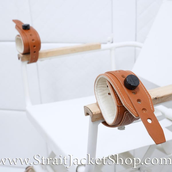 Set of 4 SOFT PADDED FLEECE Wrist and Ankle Cuffs Restraints With ...