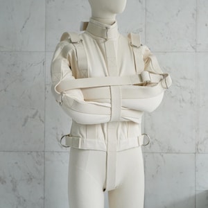 Heavy Duty Straitjacket - Central or Sides Crotch Strap / Canvas Fully ...