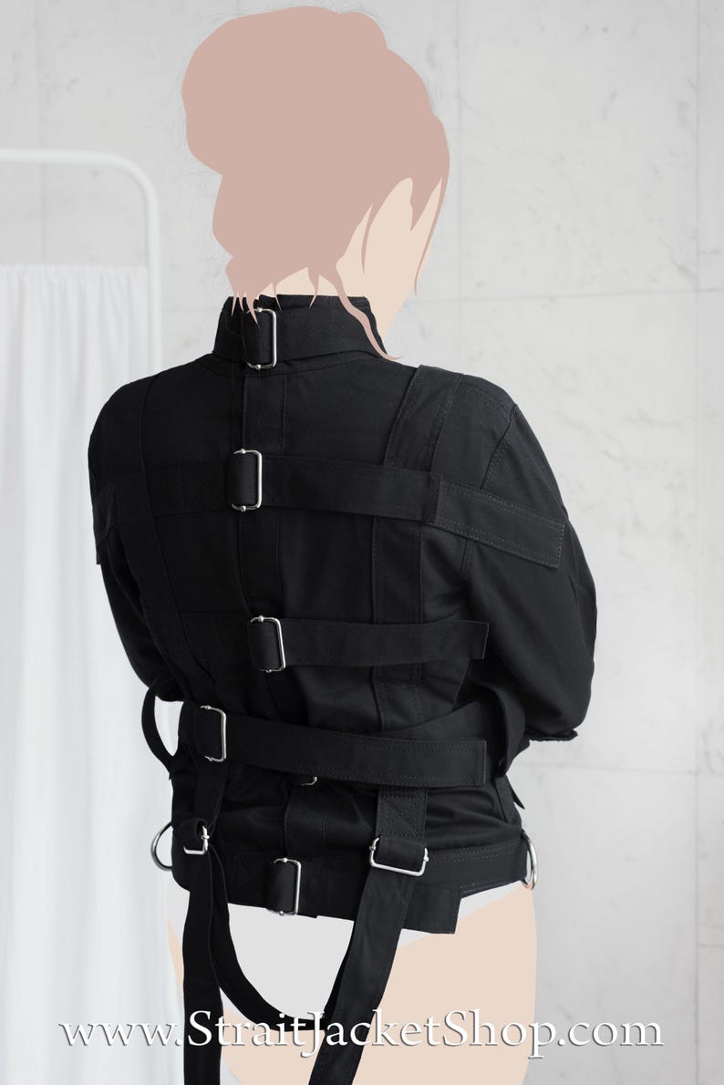 Black Open Chest Straitjacket From Straitjacketshop - Etsy