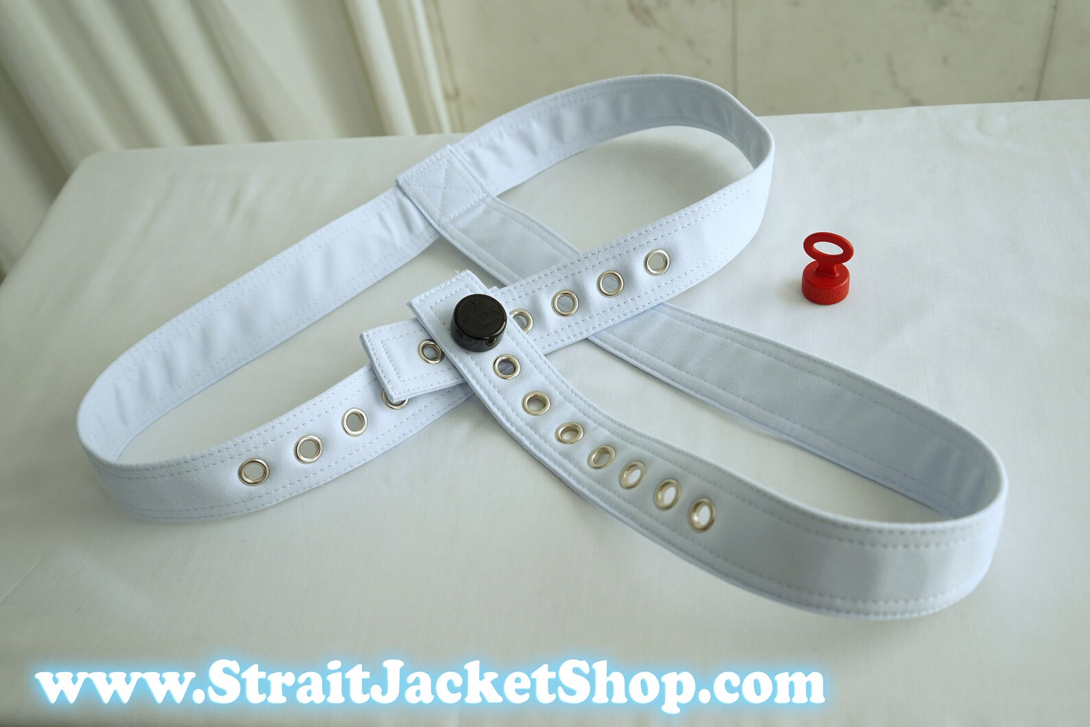 Blue Diaper Wearing Enforcer Strap - Anti Diaper Removal / Restraining ...