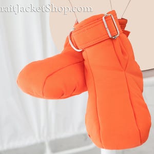 Prison Restraining Booties - Orange Soft Padded Booties for Prisoners ...