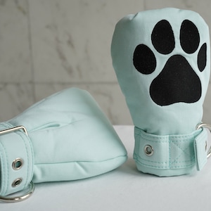 P.A.W.S. Segufix Restraining Safety Mittens - Bondage Soft Padded ...