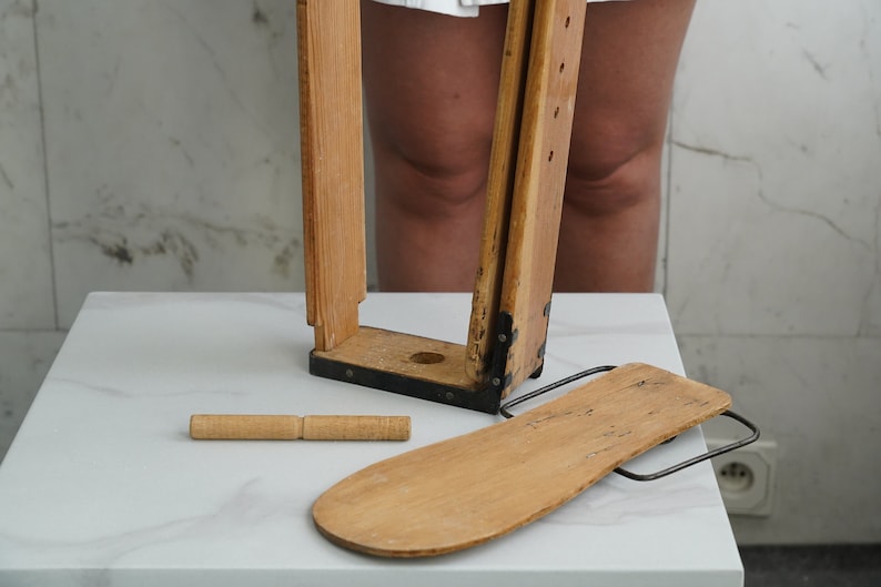 Vintage Wooden Leg Orthosis Thomas Type Splint Medical Traction ...