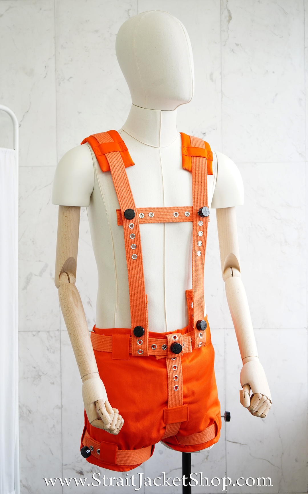 Orange Harness for Anti Diaper Removal Pants With Segufix Locks ...