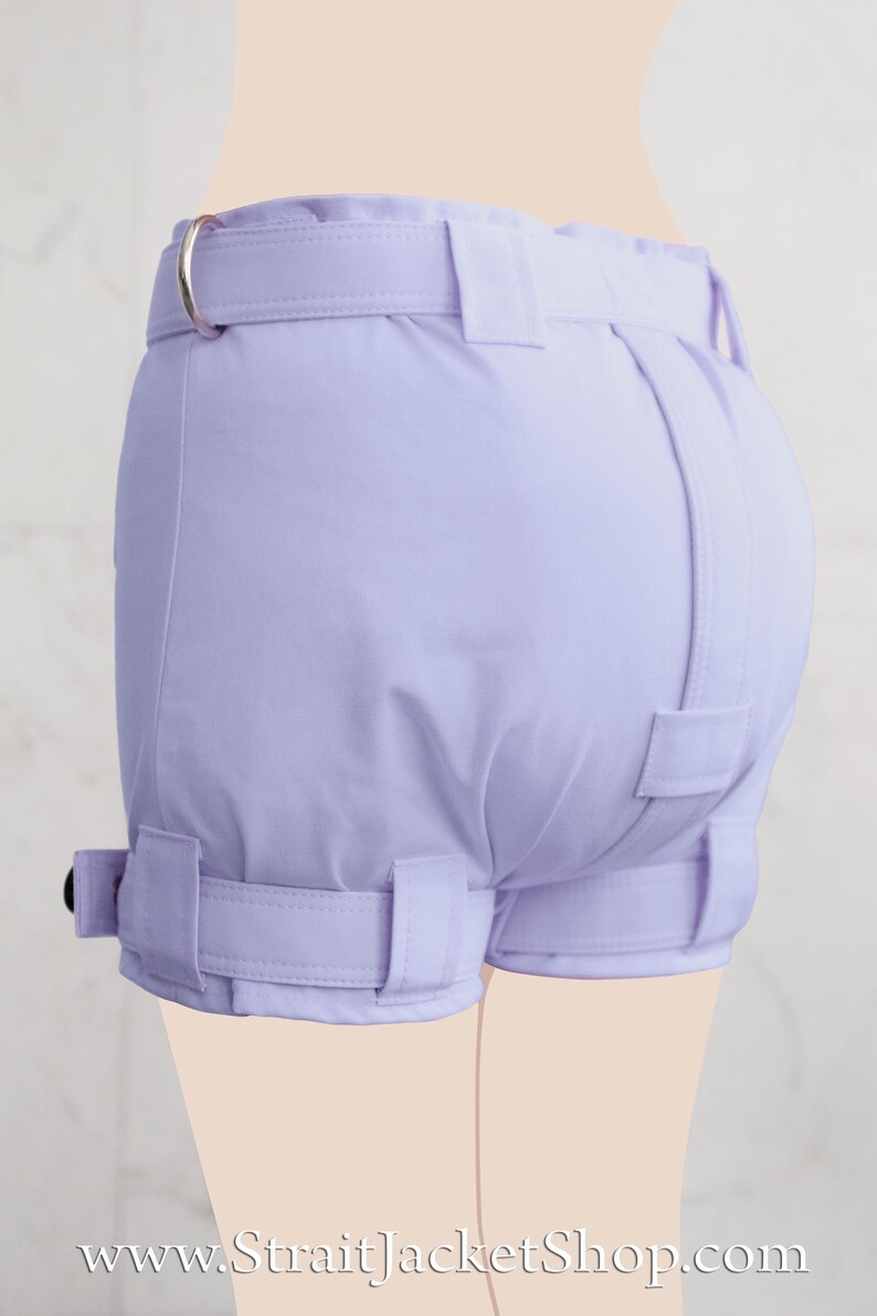 Purple Heavy Duty Lockable Diaper Cover Pants - Anti Diaper Removal ...