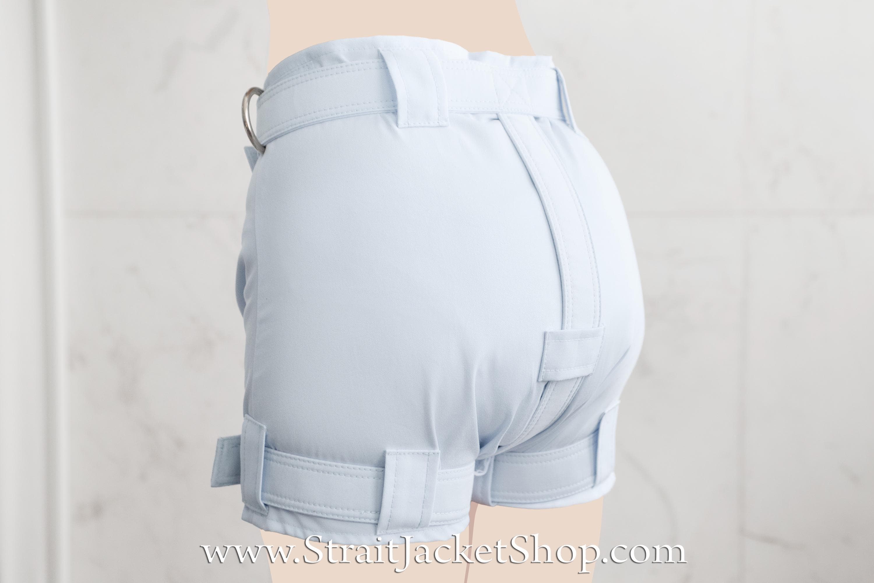 Blue Heavy Duty Lockable Diaper Cover Pants - Anti Diaper Removal ...