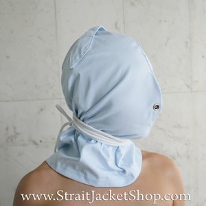 Bondage Hood - Straitjacket Heavy Duty BDSM Blindfold Mask - Etsy