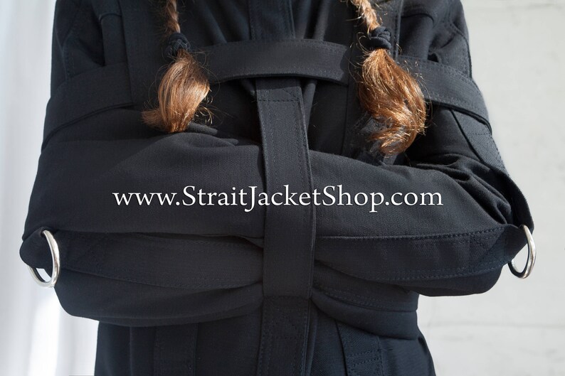 Black Heavy Duty Straitjacket Restraining Bondage - Etsy