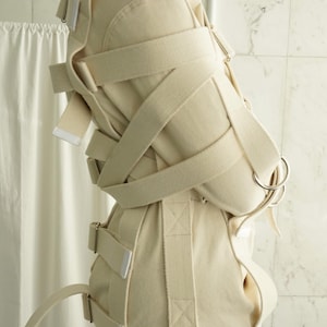 MAX Security Heavy Duty Straitjacket Body Suit Romper Costume - Fully ...