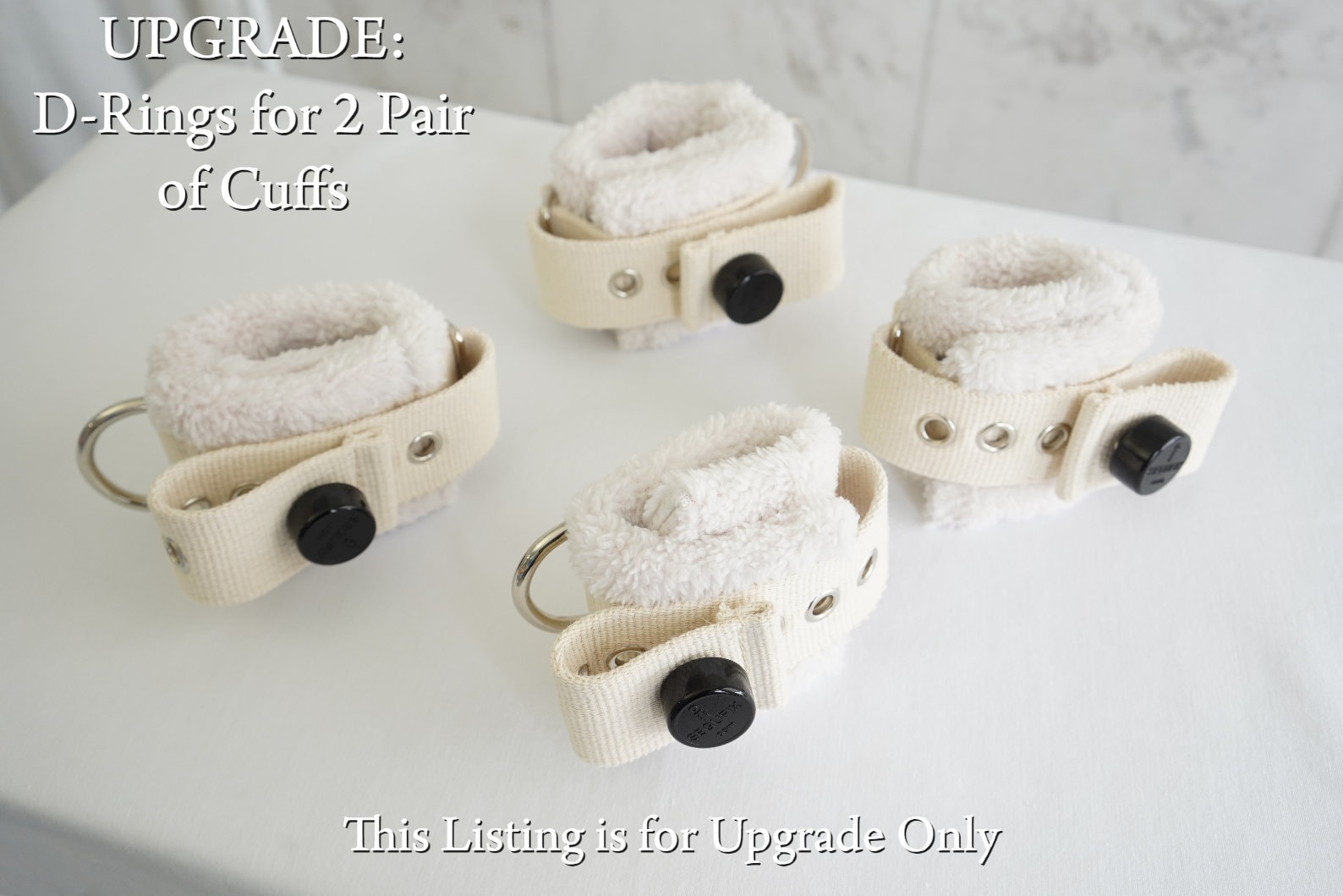 Upgrade D-rings Upgrade for Cuffs d-rings Upgrade Only - Etsy