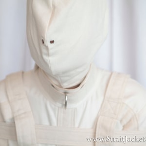 Bondage Straitjacket Hood / Mask / Blindfold / Asylum / Institutional ...