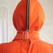 Orange Prison Bondage Straitjacket Mask / Laced / Zipper / Inmate ...