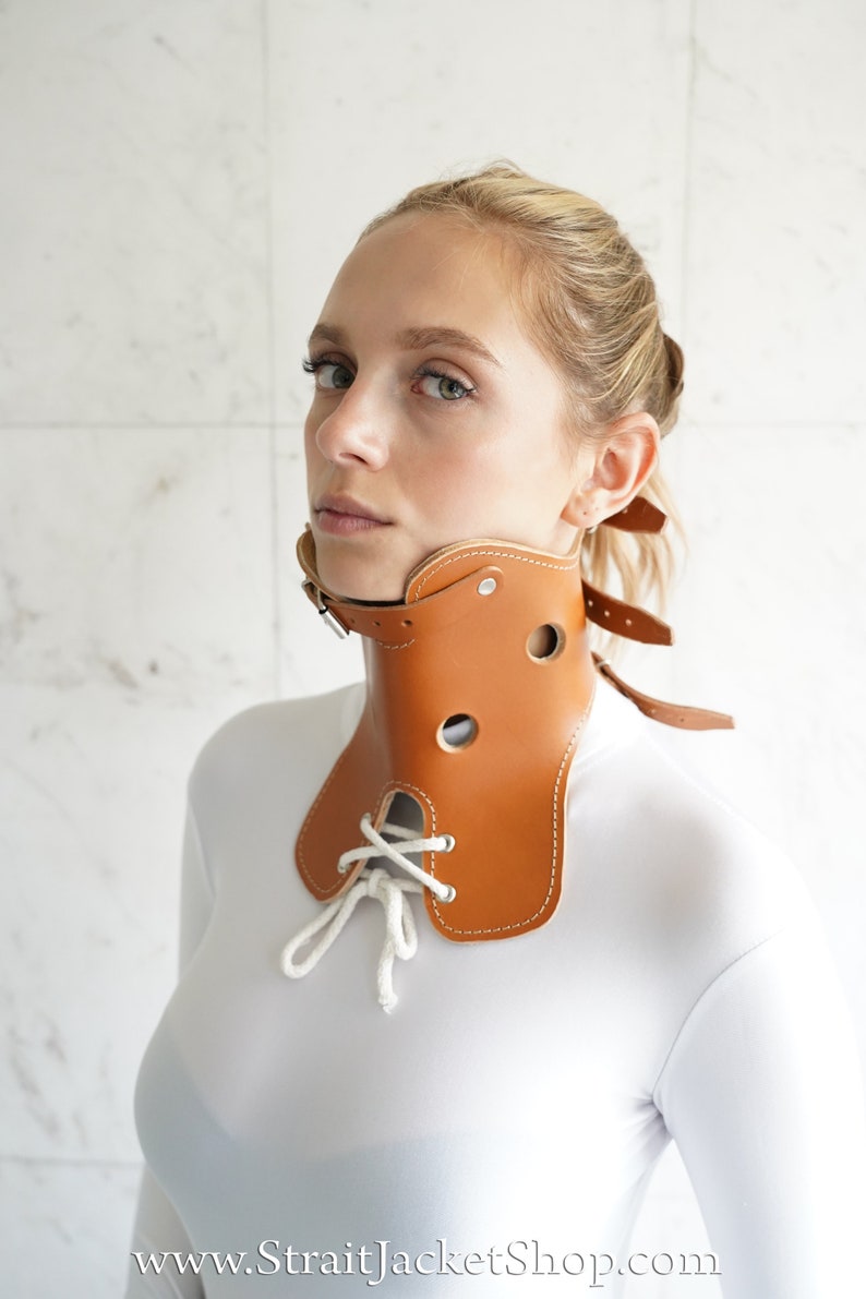 Leather Orthopedic Esque Posture Collar Neck Brace Orthosis - Etsy