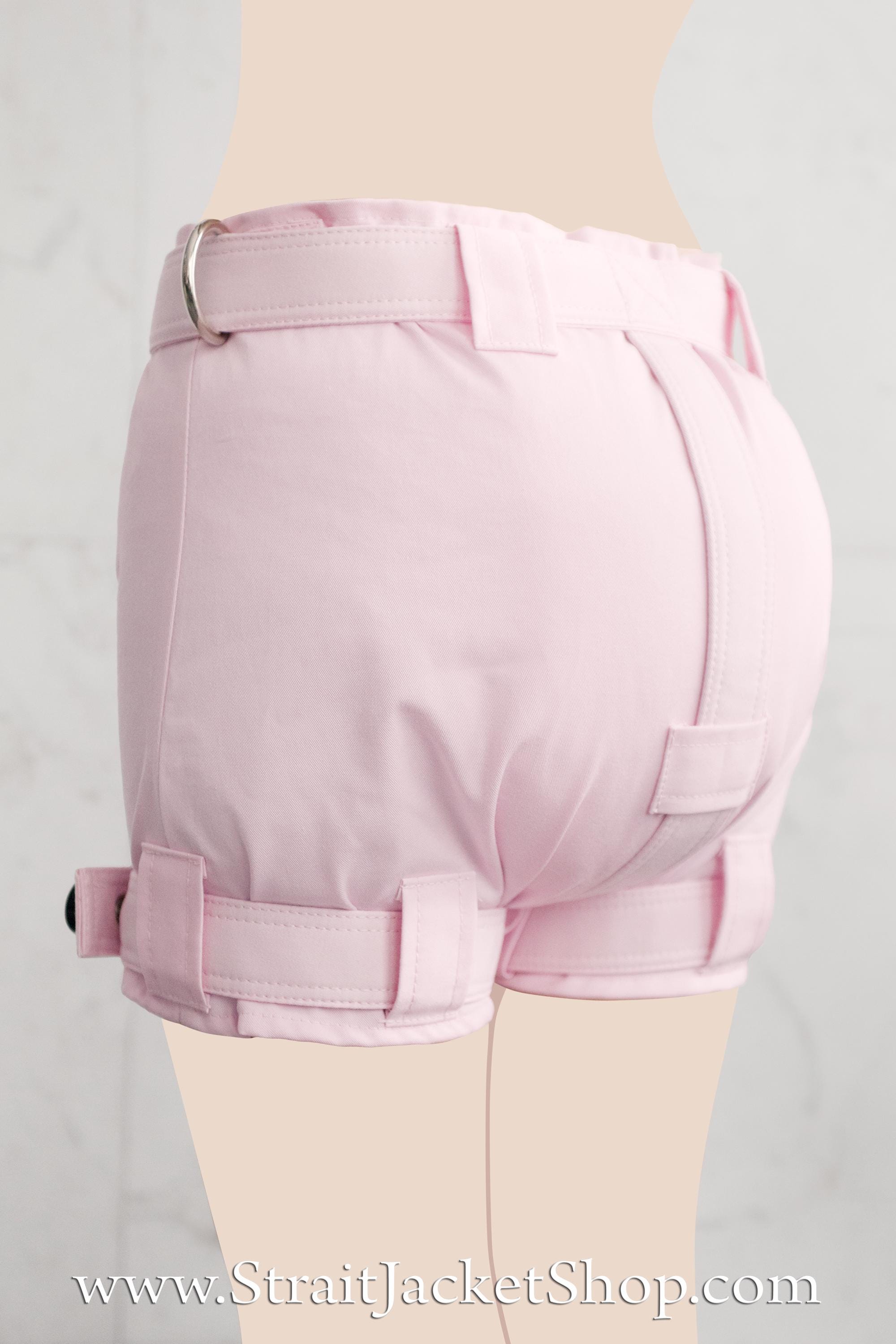 Pink Heavy Duty Lockable Diaper Cover Pants - Anti Diaper Removal ...