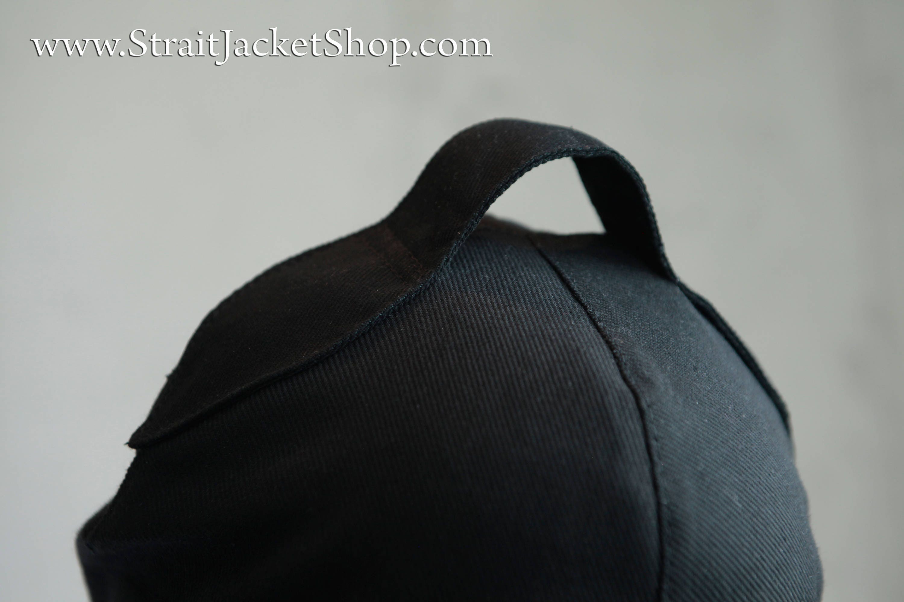 Black Bondage Hood - Straitjacket Heavy Duty Mask - Etsy UK