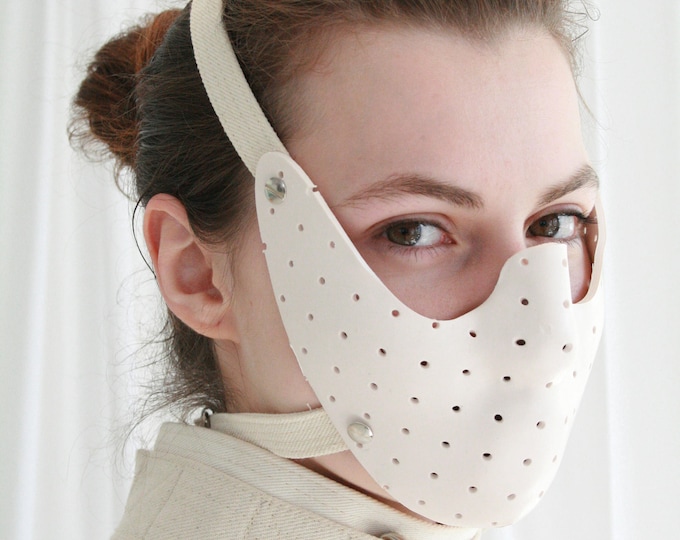 Asylum Face Muzzle - Hannibal Lecter Mask / Anti-bite Muzzle ...