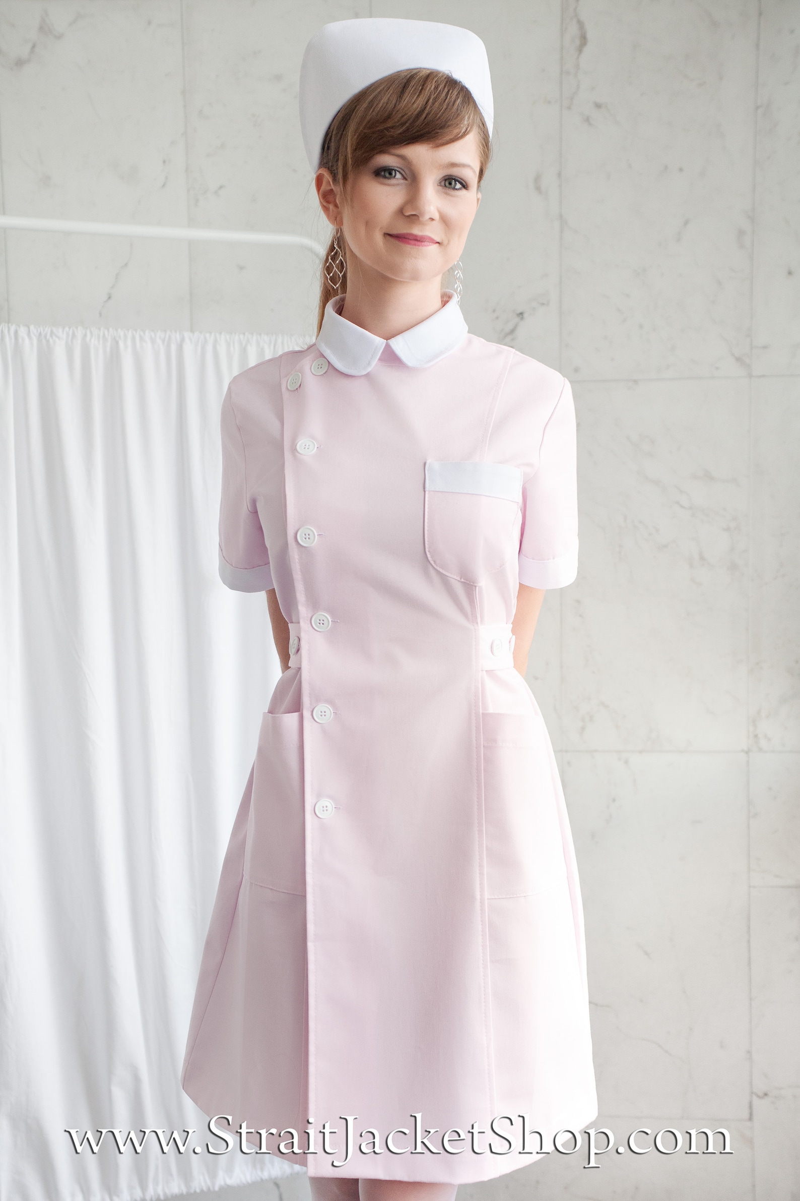 Cute Pink Nurse Uniform - High Quality 100% Cotton / ABDL Nurse ...