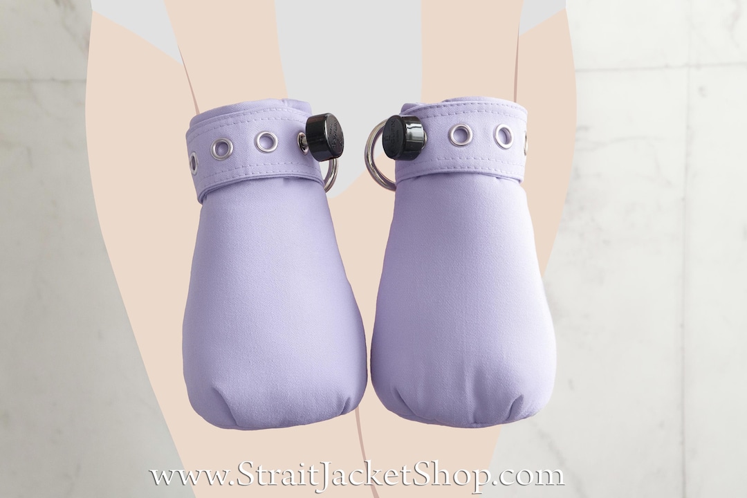 Purple Safety Mittens - Soft Padded Mittens / ABDL / Adult Baby Diaper ...