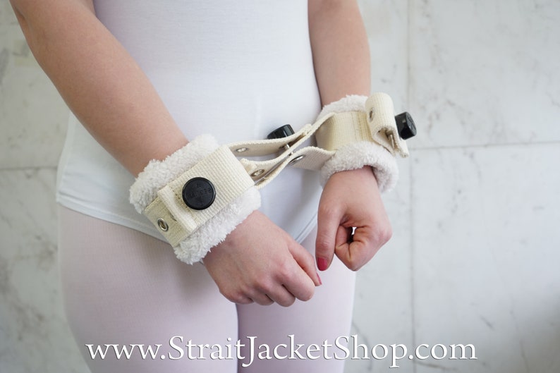 Pair of SOFT Restraining Cuffs With Segufix Locks / Asylum / - Etsy