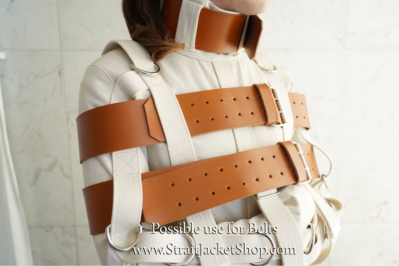 7cm / 2.7inch Wide Leather Chest Belt for Asylum Straitjacket - Etsy