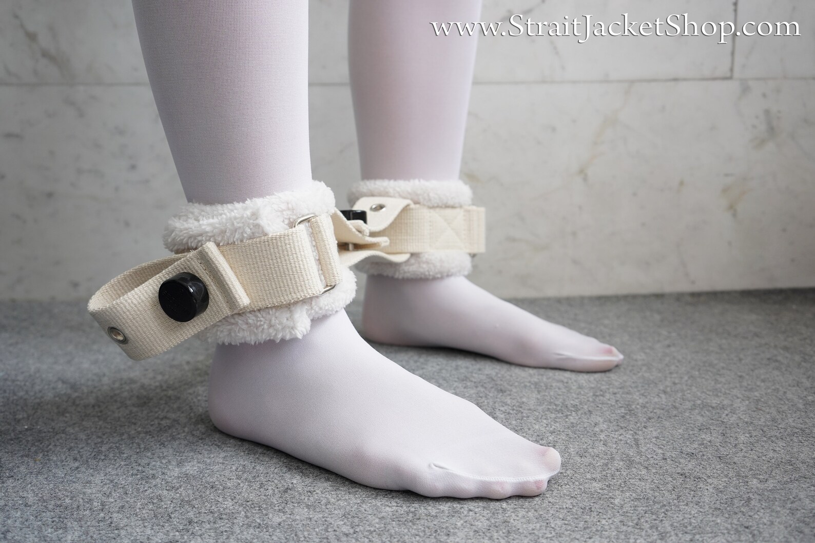 Pair of SOFT Restraining Cuffs with Segufix Locks / Asylum / | Etsy