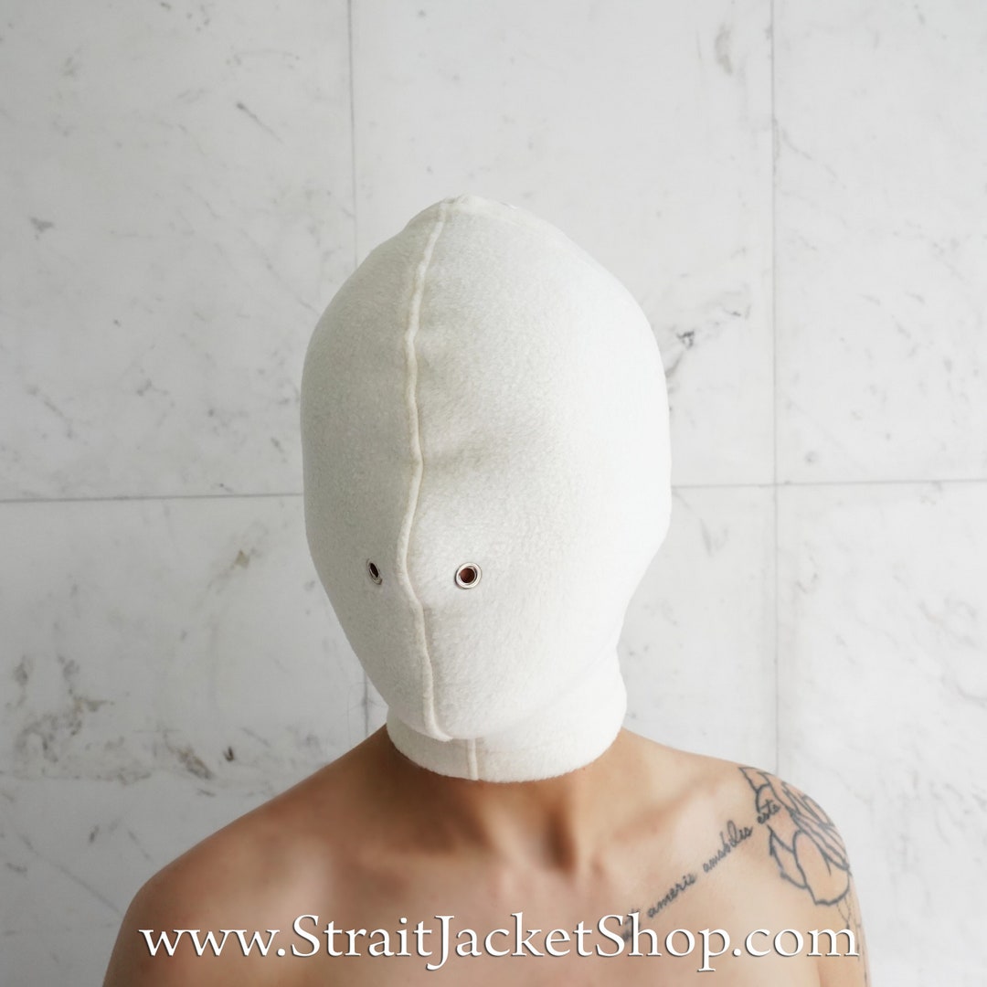 Bondage Straitjacket Hood / Mask / Blindfold / Asylum / Institutional ...