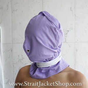 Bondage Hood - Straitjacket Heavy Duty BDSM Blindfold Mask - Etsy