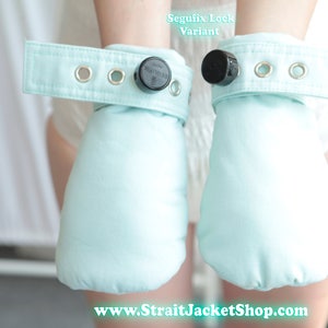 Mint Colour Safety Mittens Soft Padded Mittens for Little One / ABDL ...