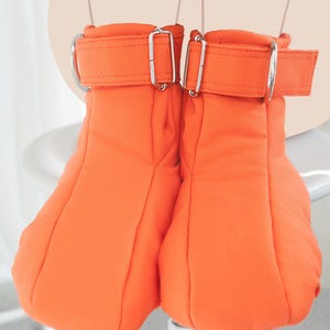 Prison Restraining Booties - Orange Soft Padded Booties for Prisoners ...