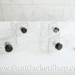 Transparent PVC Institutional Medical Asylum Restraints Wrist / Ankle ...