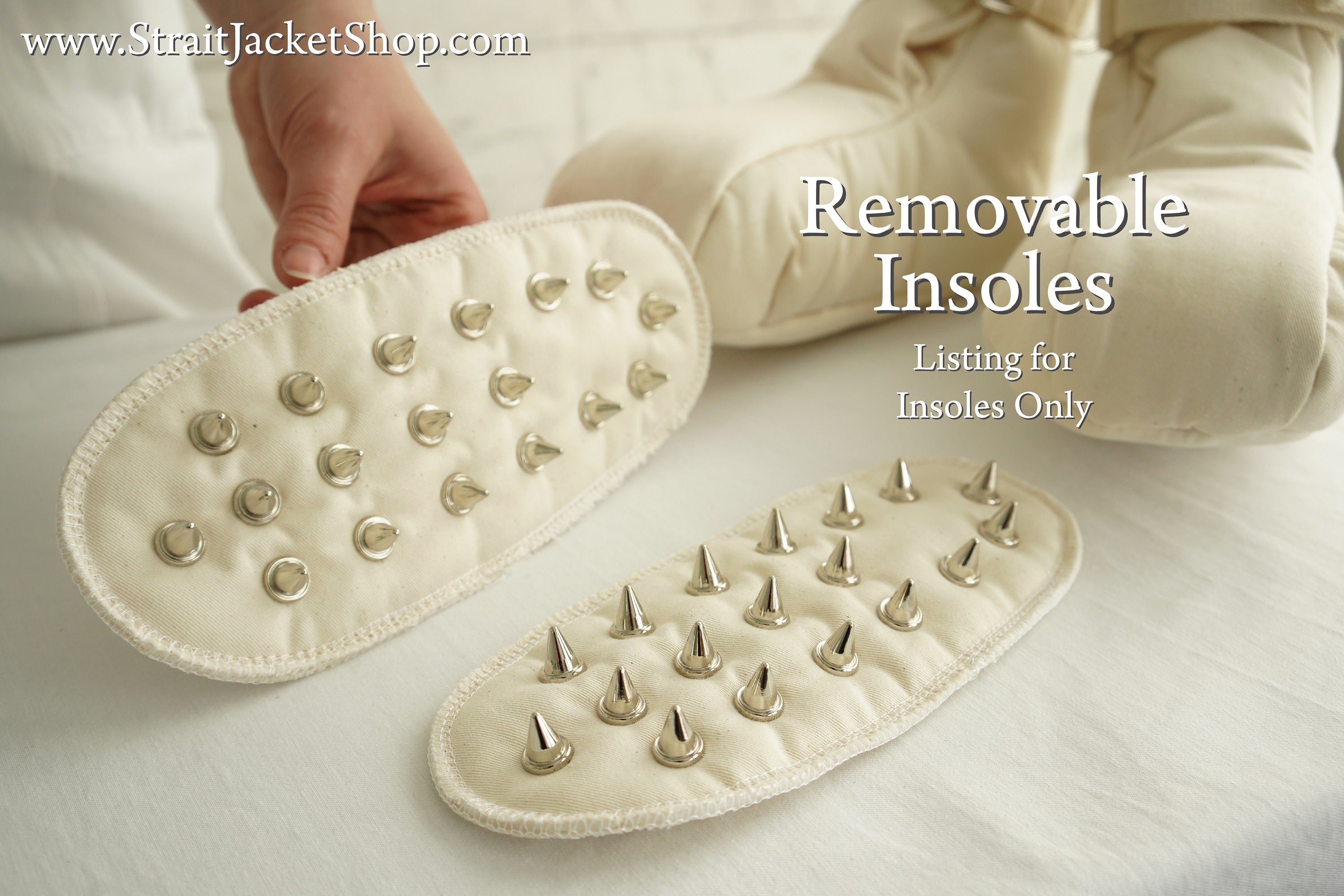 Removable Spiked Insoles for Booties insoles Only - Etsy