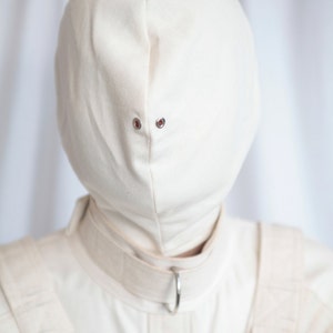 Bondage Straitjacket Hood / Mask / Blindfold / Asylum / Institutional ...