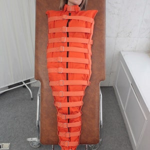 Orange Prison Sleep Sack Bondage Body Bag Straitjacket Mummification ...