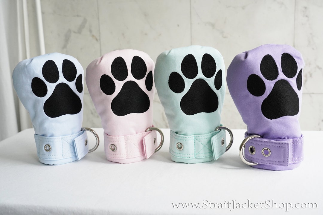 P.A.W.S. Segufix Restraining Safety Mittens - Bondage Soft Padded ...