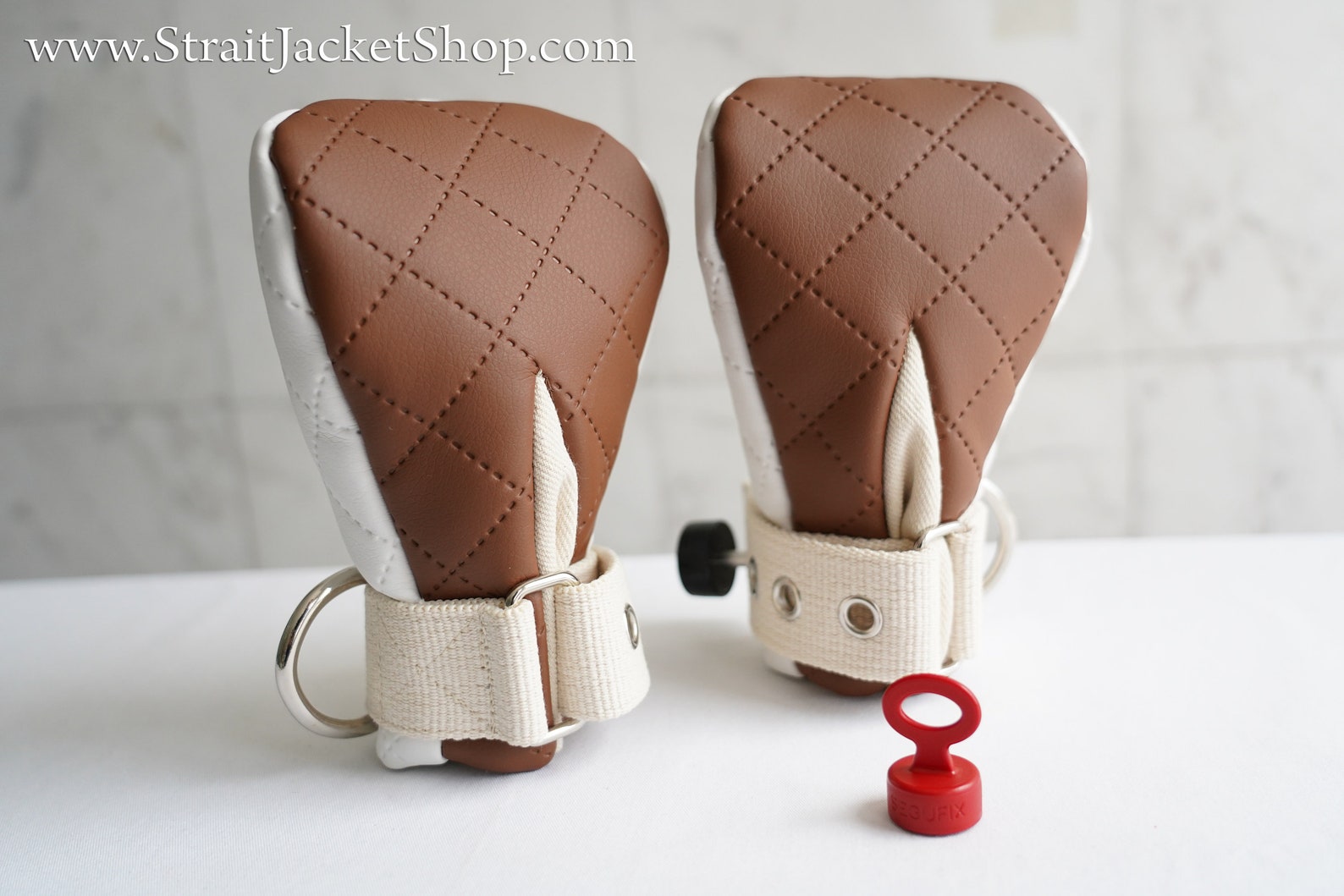 Medical Safety Mittens Bicolor Quilted Padded Mittens With - Etsy