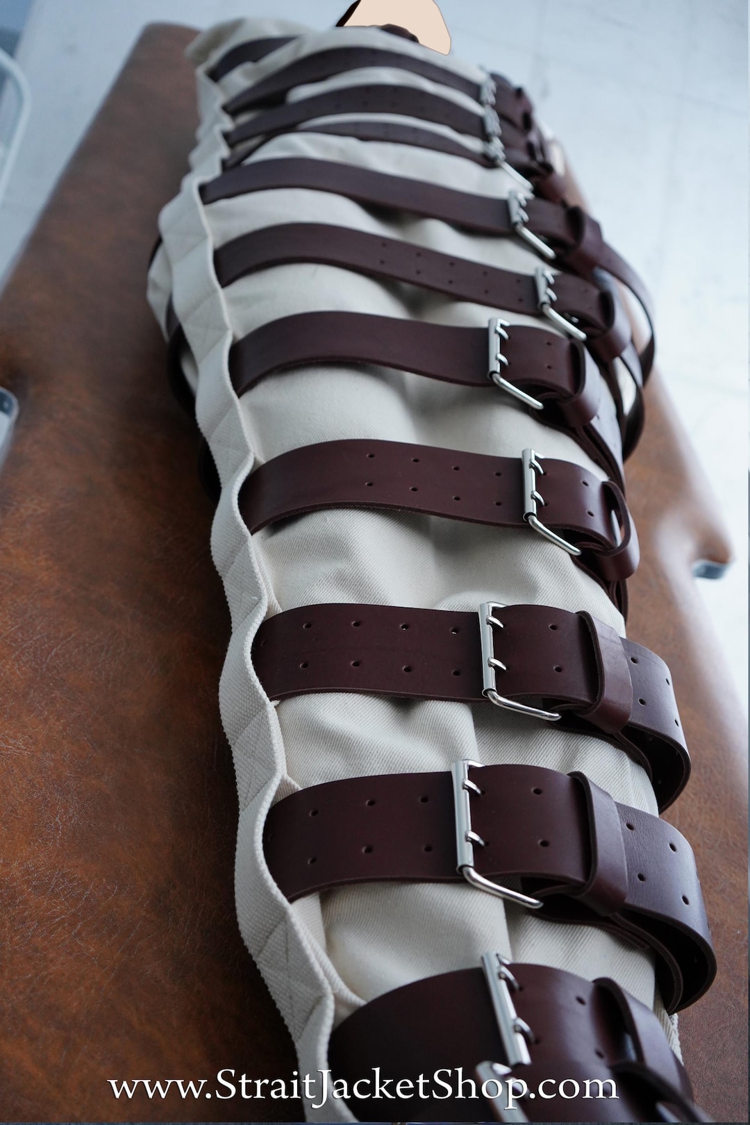 Sleep Body Bag Sack Bondage With Leather Belts - Straitjacket ...