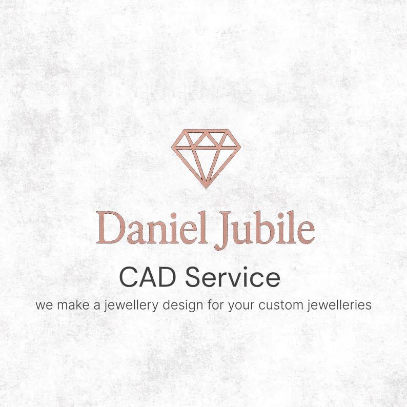 Custom CAD Jewelry Design Service, 3D Jewelry Modeling, Personalized ...