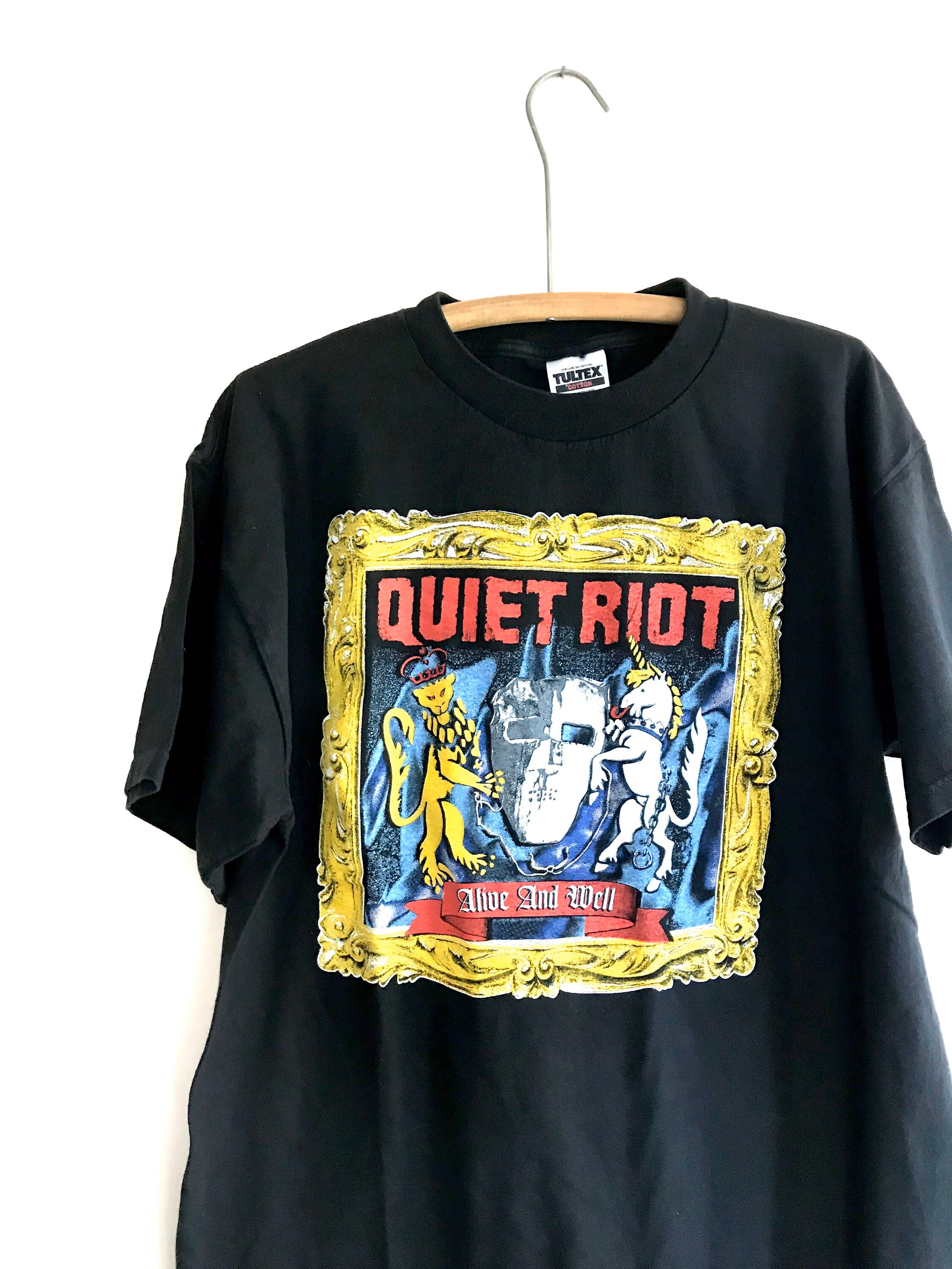 Vintage RARE Quiet Riot 1999 Alive and Well Tour T Shirt - Etsy