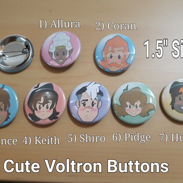 Voltron Button - Etsy