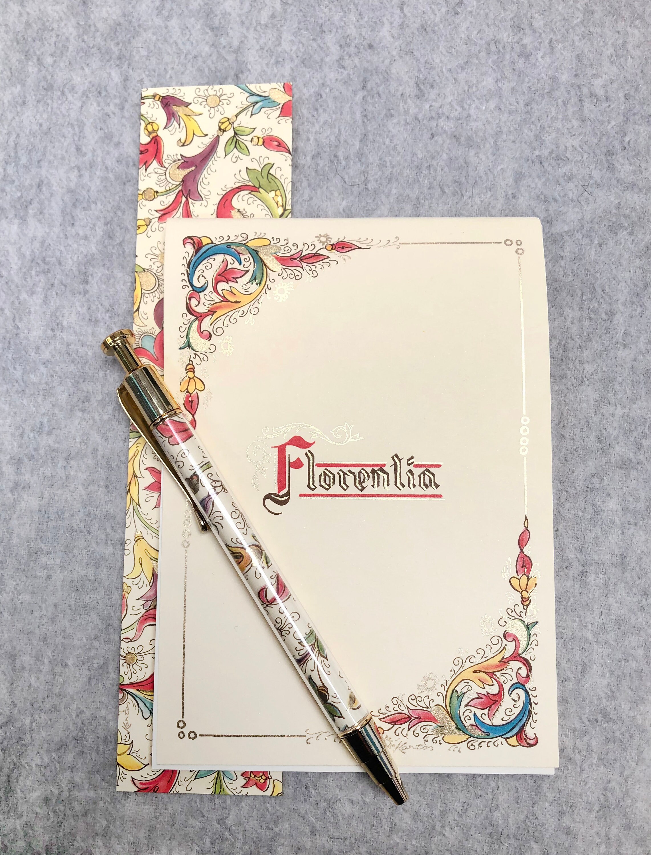 Beautiful Floral Patterned 'florentia' Kartos Note Pad - Etsy