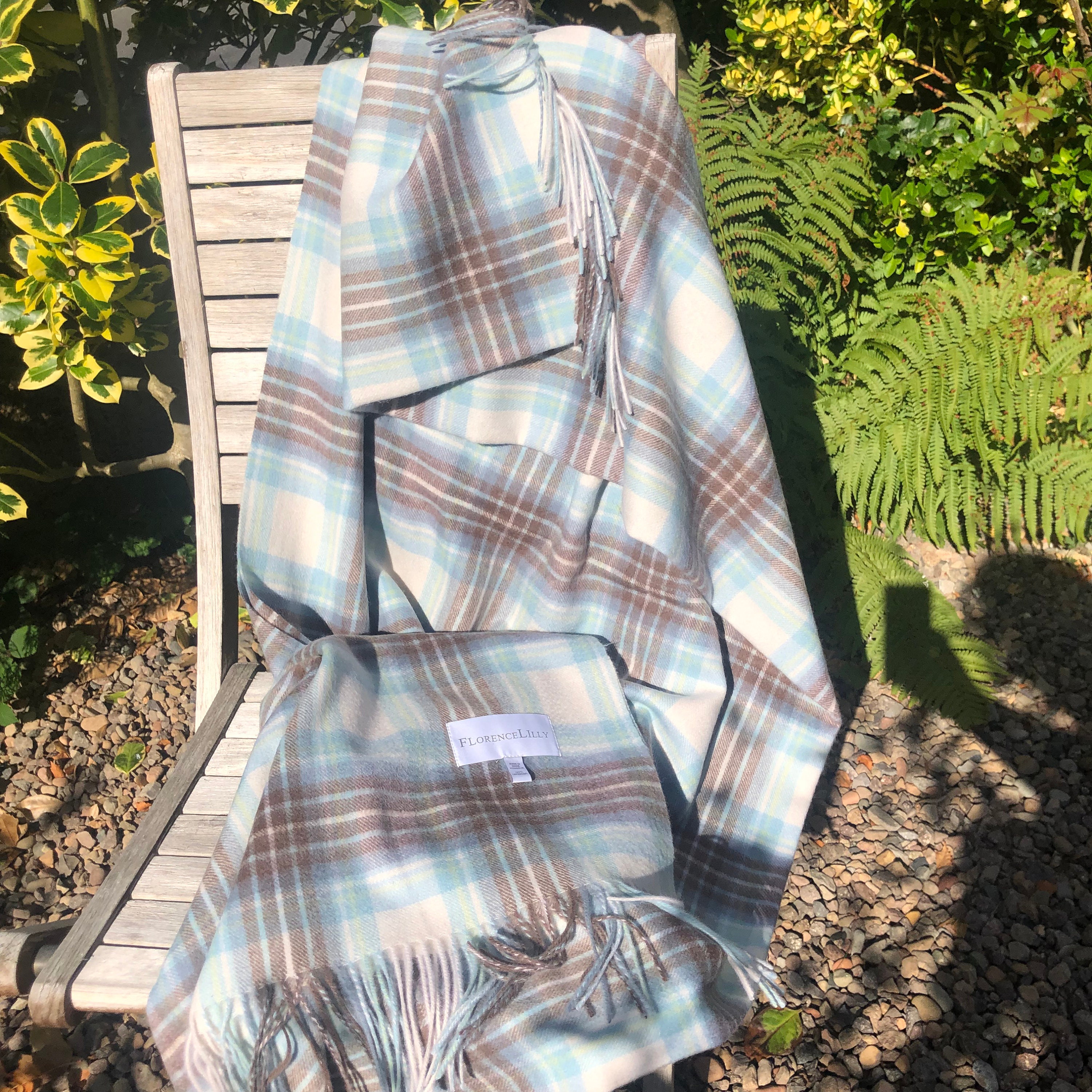 Lambswool Super Soft Check Blankets, Throws by Florence Lilly - Etsy