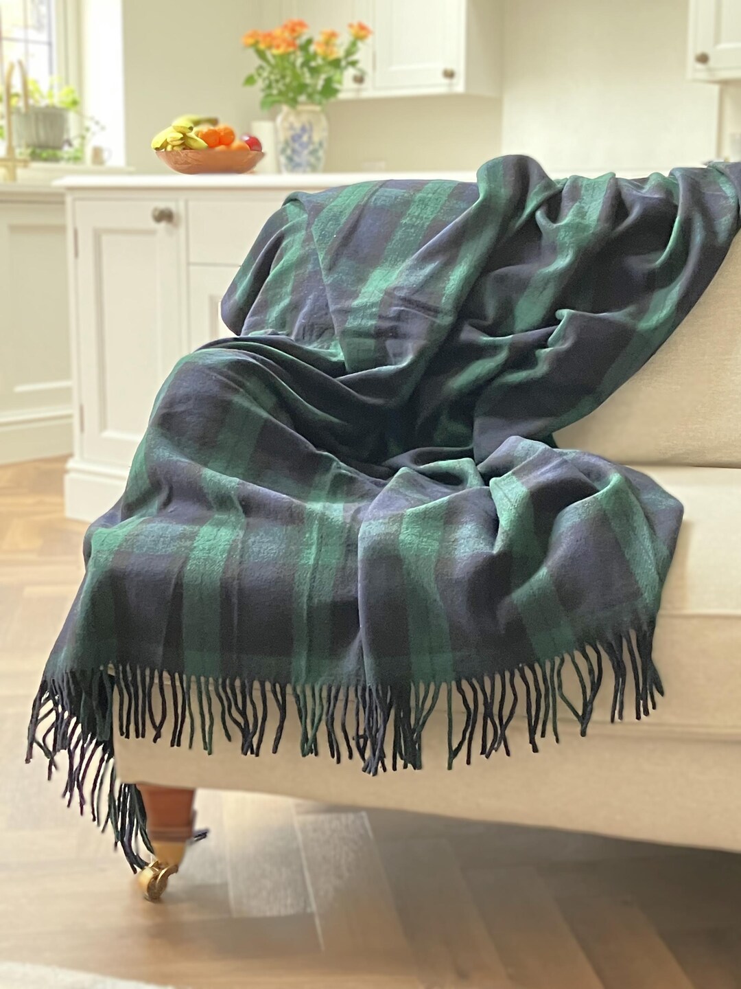 Black Watch Recycled Wool Blanket/throw by Florence Lilly - Etsy