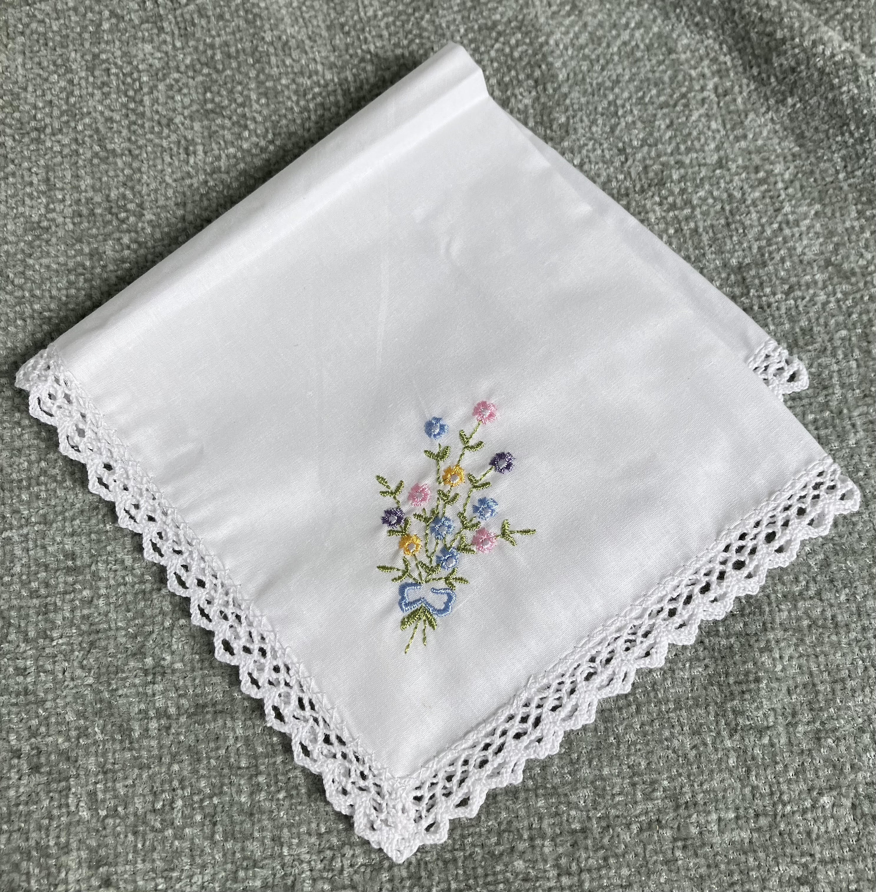 Gift Box of 5 Beautiful 100% Cotton Ladies Handkerchiefs With Fine ...