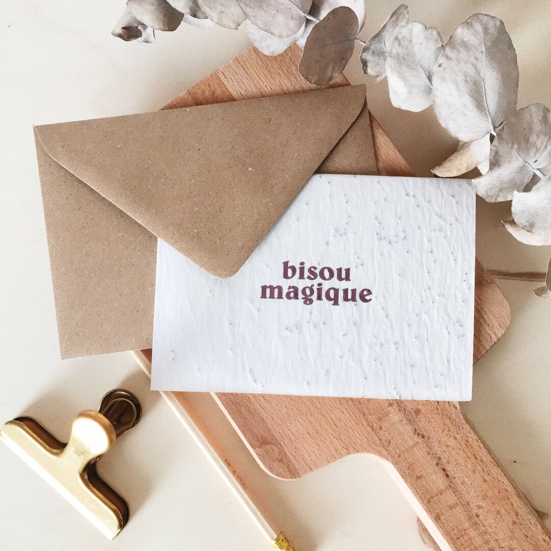 Postcard to Plant, Kiss, Magic Kiss, Birthday Gift, Gift Idea, Bride-to ...